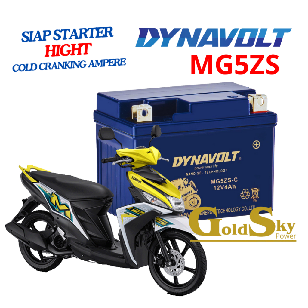 Jual AKI KERING DYNAVOLT MIO M3 GEAR MIO S MIO J MIO Z MIO SOUL GT MG5ZS GTZ5S YTZ4V GTZ4V MF ...