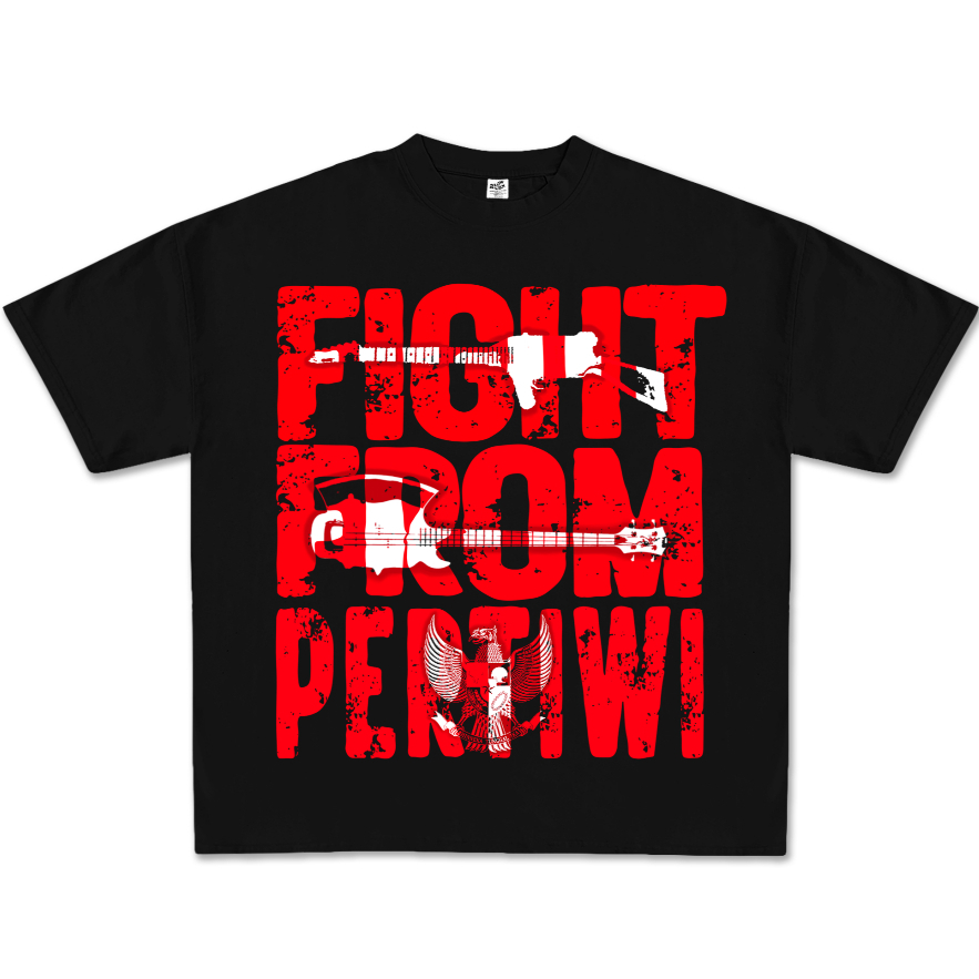 Jual Slowburn Boxy Fit Tshirt "Tribute To Pertiwi" I Kaos Boxy Fit ...