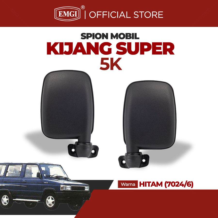 Jual EMGI - Spion Mobil Kijang Super 5K - Manual Hitam | Shopee Indonesia