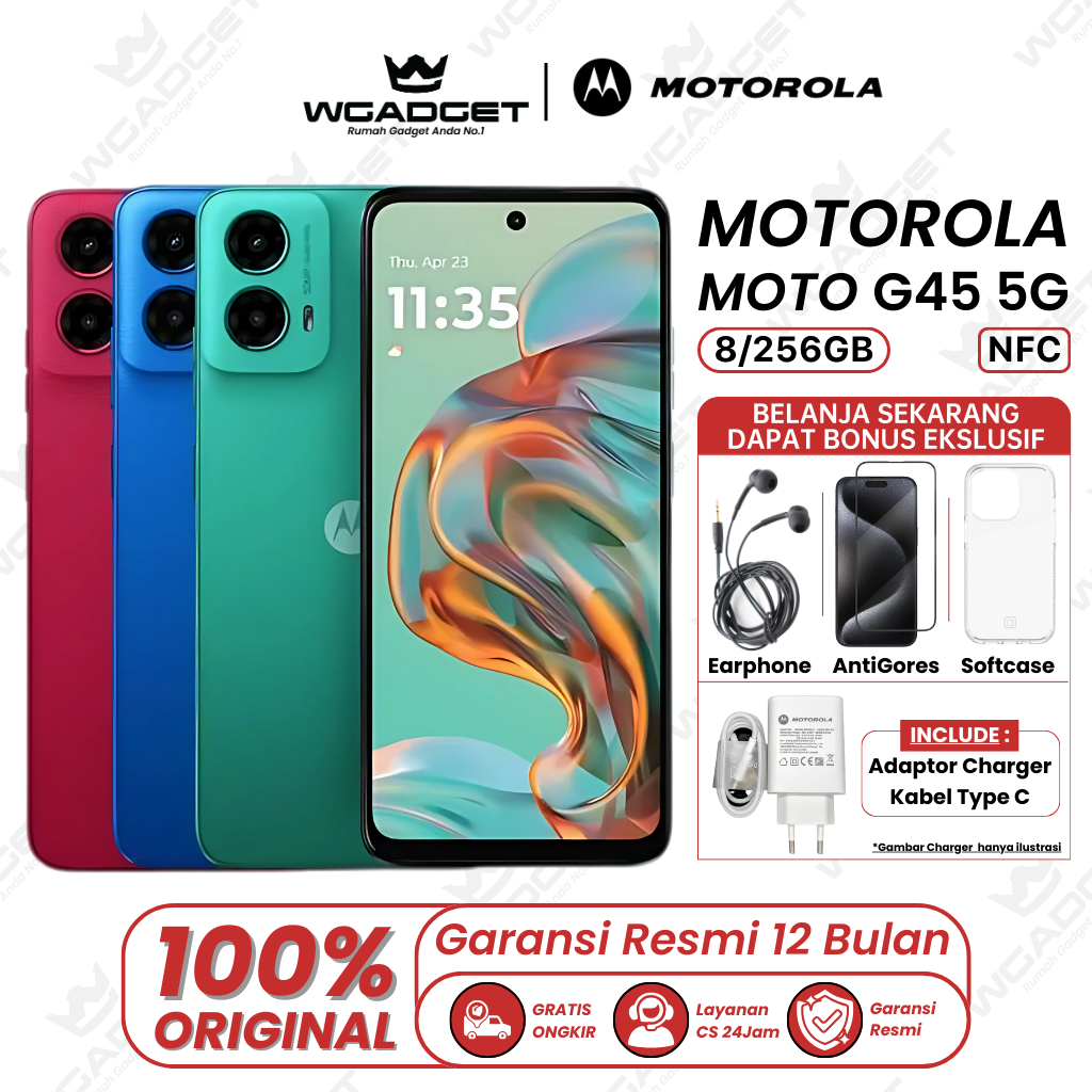 Jual Motorola G45 5G 8+8/256 GB Garansi Resmi 1 Tahun | Shopee Indonesia