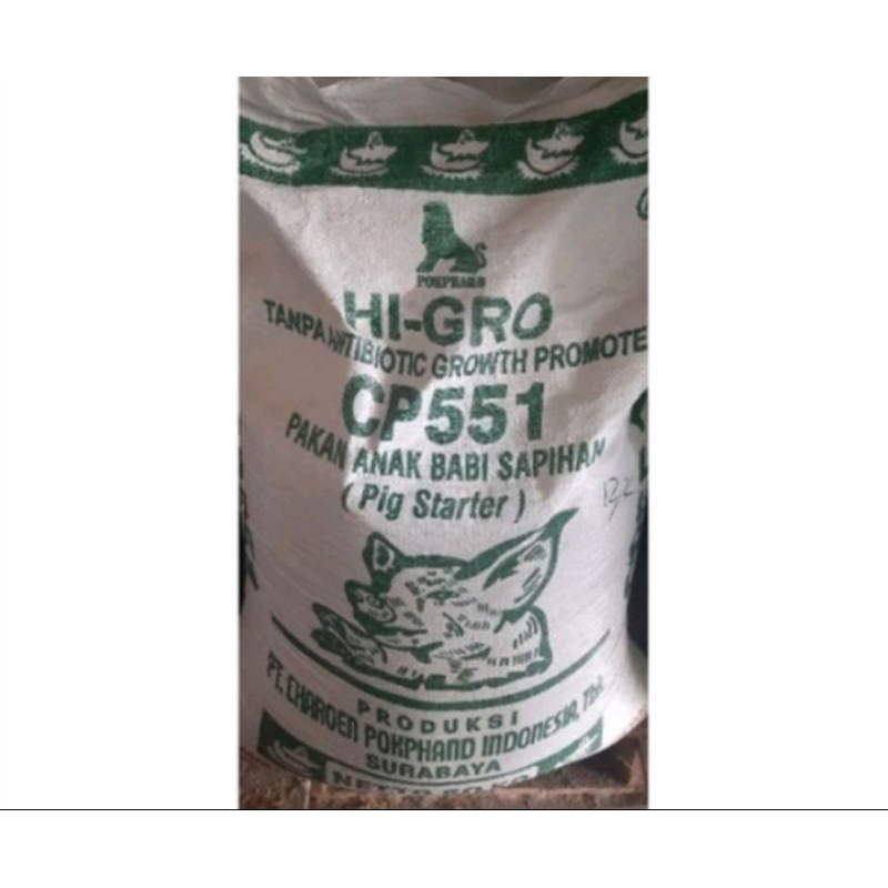 Jual Hi gro Pur babi starter cp551 penggemuk hewan ternak 1 kg | Shopee ...
