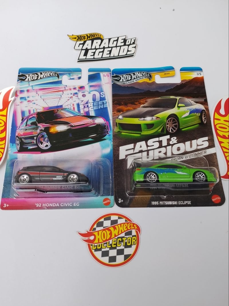 Jual Bandling Hot Wheels Civic EG dan Mitshubishi Eclipse Fast and Furious | Lancer Evolution ...