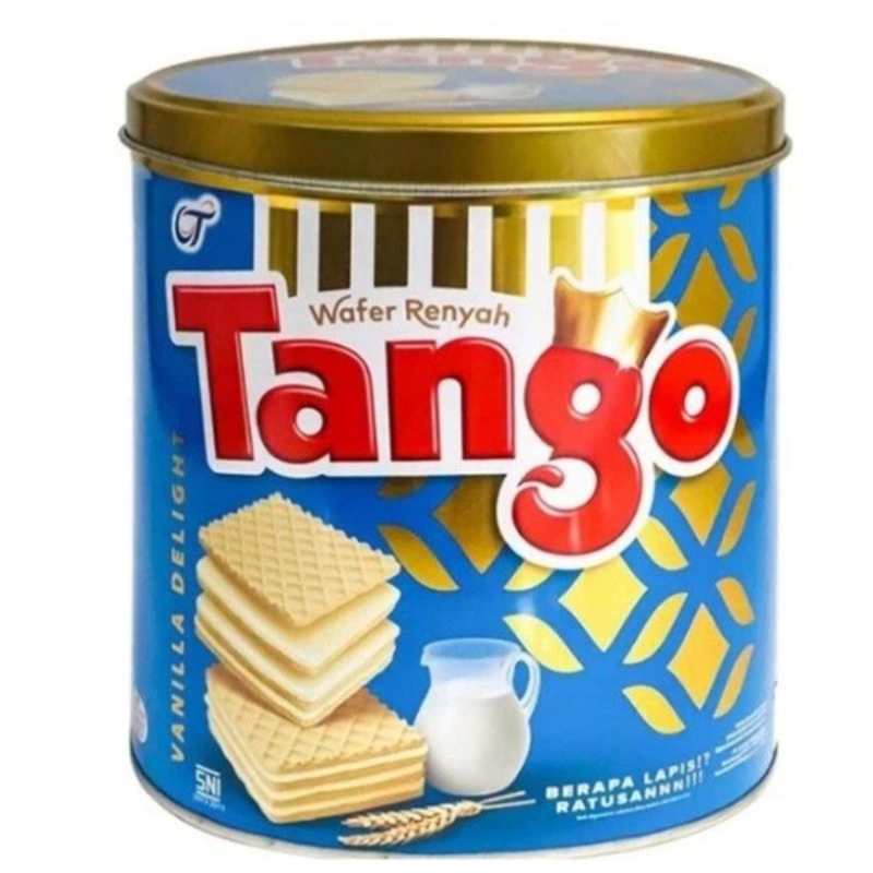 Jual Tango Wafer Vanilla Tin Kaleng 240 Gram | Shopee Indonesia