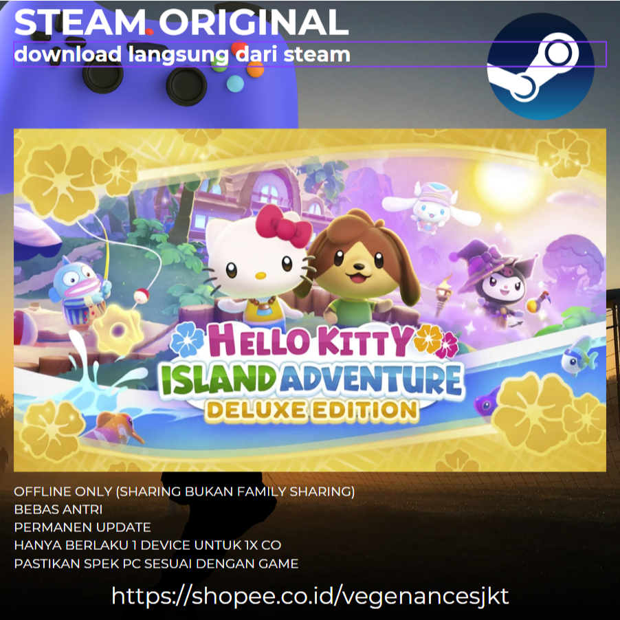 Jual Hello Kitty Island Adventure Deluxe Edition PC Game Sharing ...