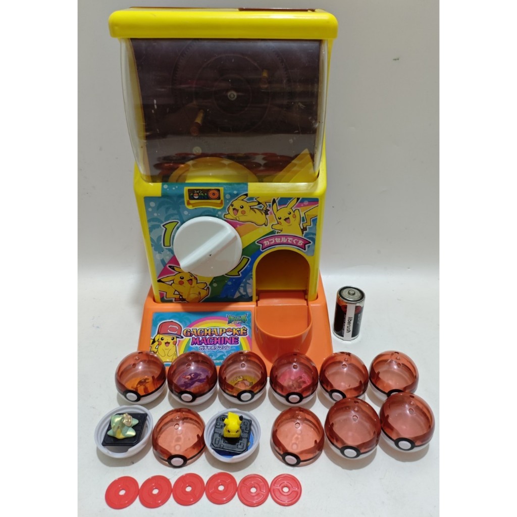 Jual nintendo pokemon sun & moon gachapoke machine gashapon gumball ...