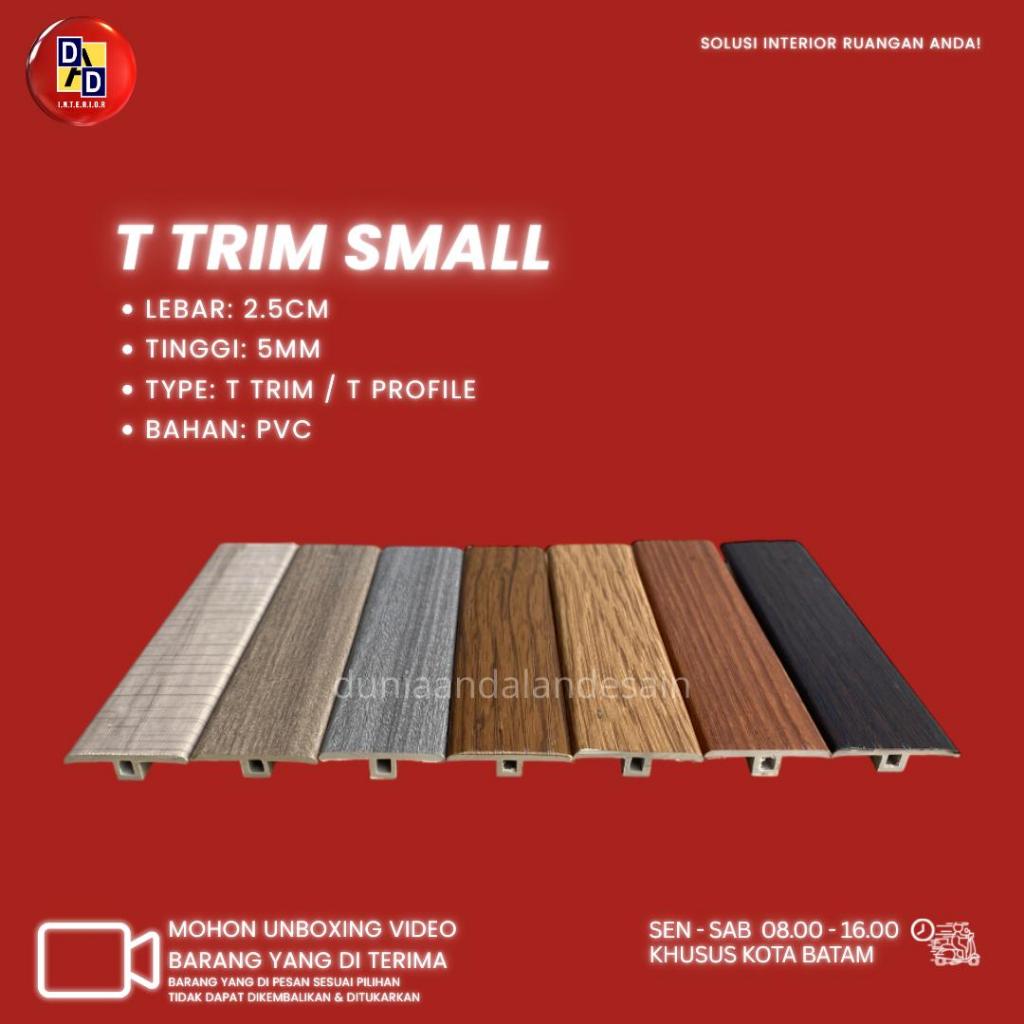 Jual T Trim T Profile PVC untuk Sambungan Lantai Vinyl & SPC Penyambung ...