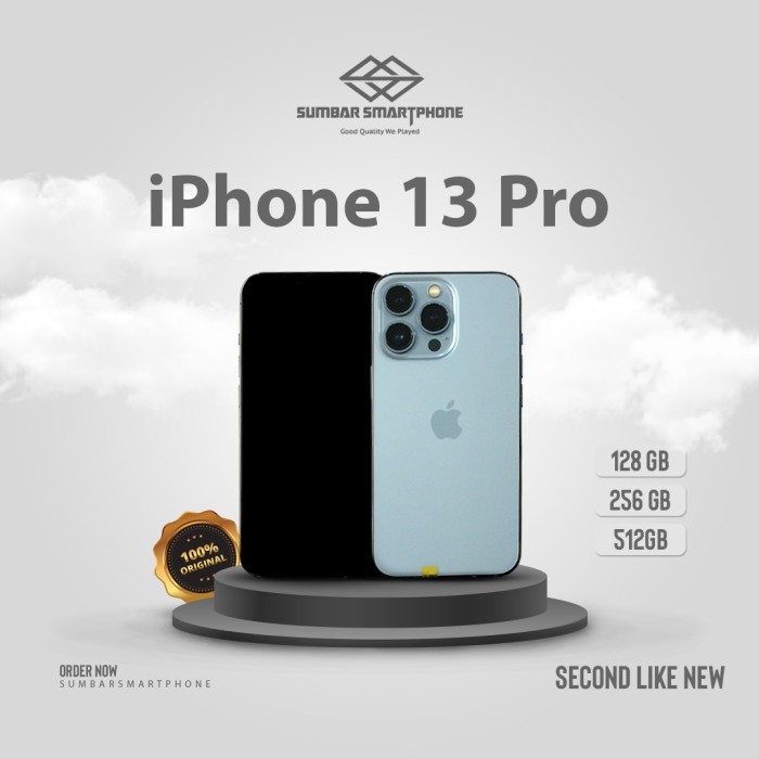 Jual IP 13 PRO 128GB SECOND RESMI | Shopee Indonesia
