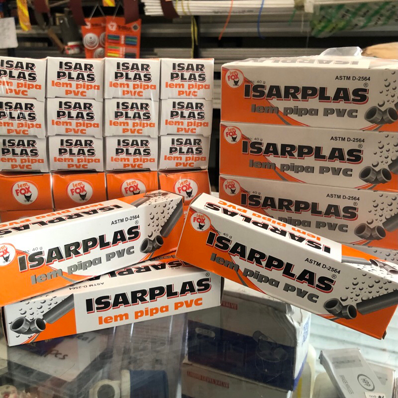 Jual ISARPLAS Lem Pipa PVC 40 g | Shopee Indonesia