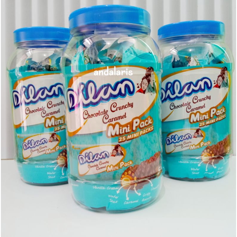 Jual Dilan toples mini pack isi 25 pcs / dilan toples / jajan lebaran ...