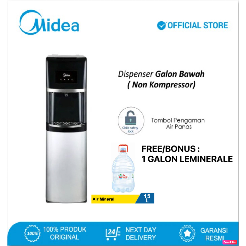Jual Midea Dispenser Galon Bawah YD1135AS | Shopee Indonesia