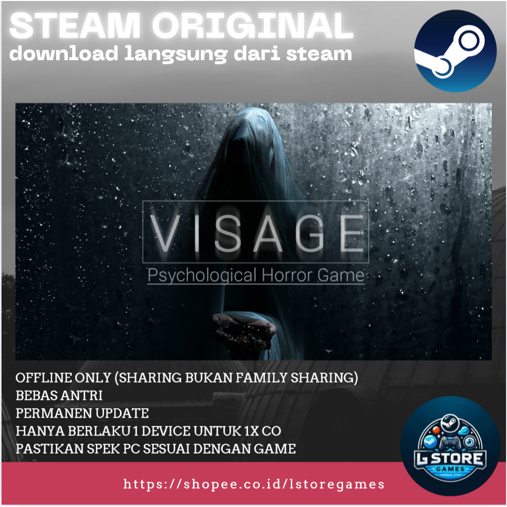 Jual Visage Horror Game PC Sharing Original Offline | Shopee Indonesia