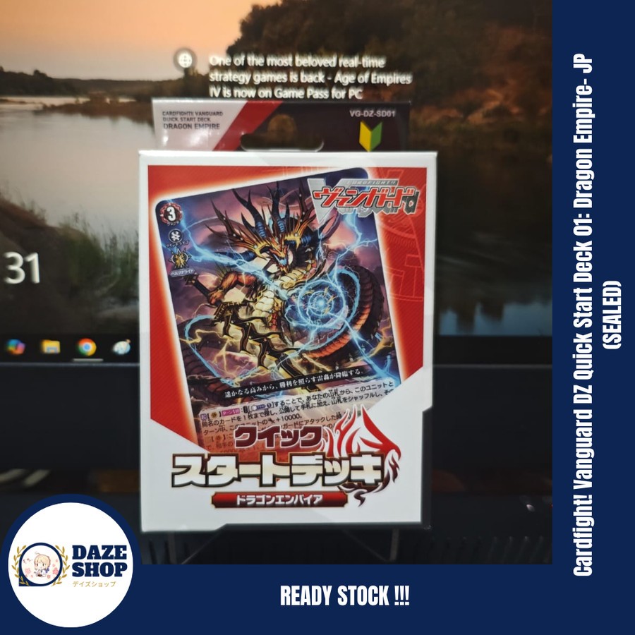 Jual Cardfight! Vanguard DZ Quick Start Deck 01 : Dragon Empire- JP (SEALED) | Shopee Indonesia
