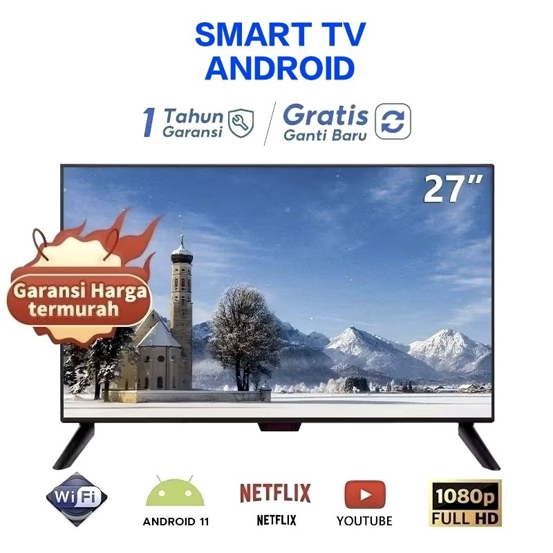 Jual ANIMAX SMART TV 27 INCH ANDROID LED TV | Shopee Indonesia