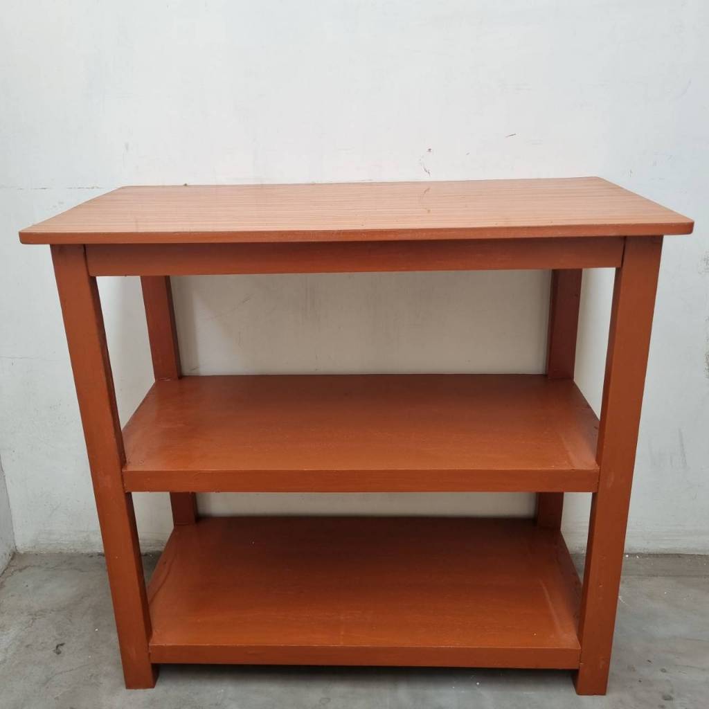 Jual Meja Dapur / Meja Etalase / Rak Etalase Polos Kayu Minimalis 2 ...