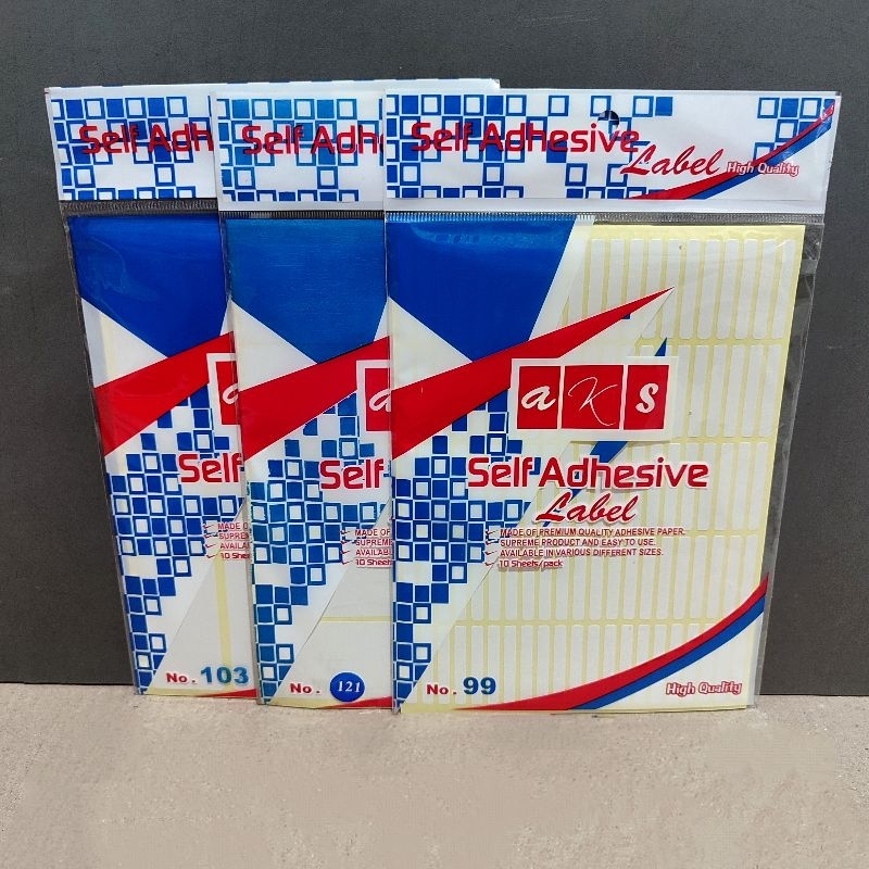 Jual 1 Pak Label Tempel AKS isi 10 Lembar | Shopee Indonesia