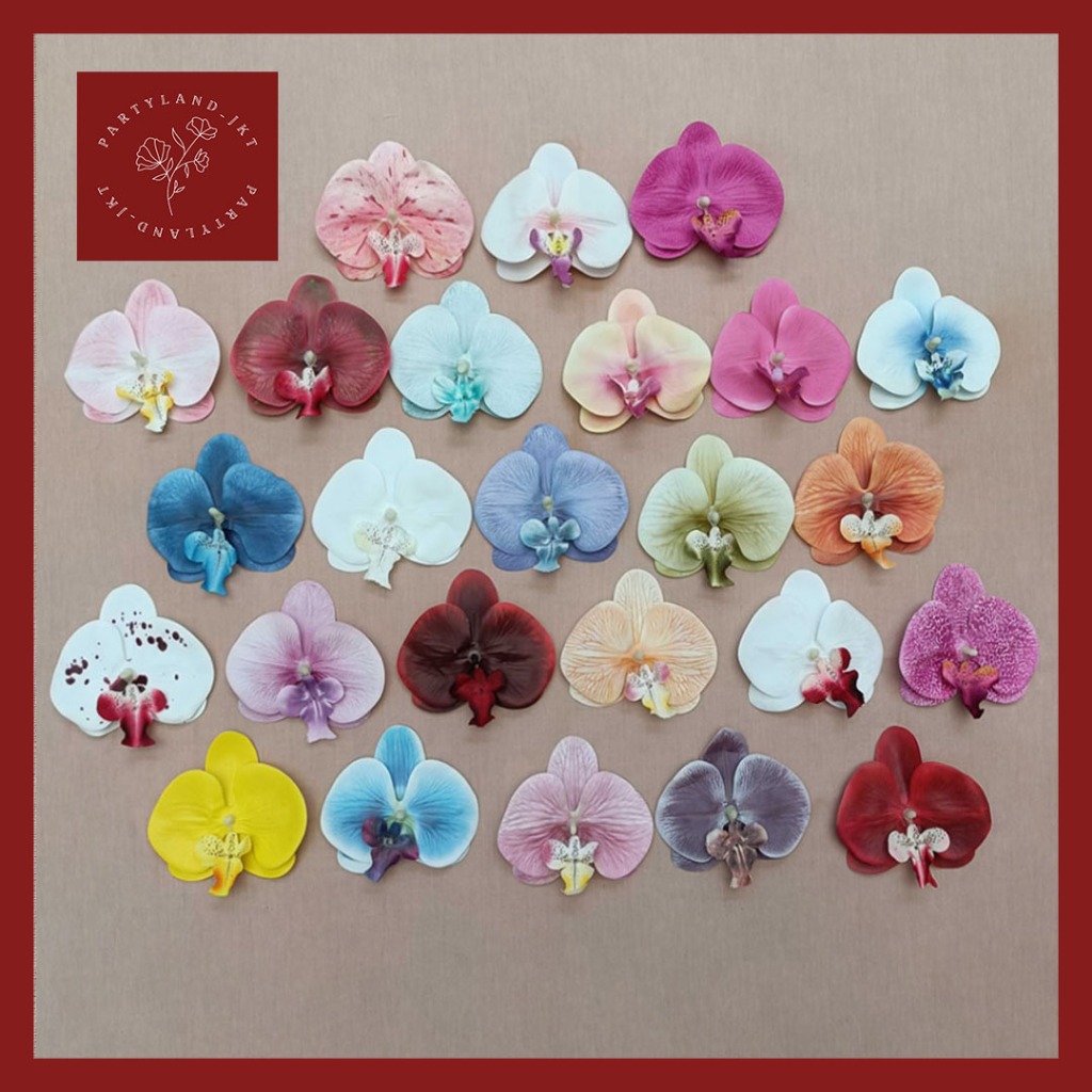 Jual Artificial Real Touch Orchids Kuntum Bunga Anggrek Latex ...
