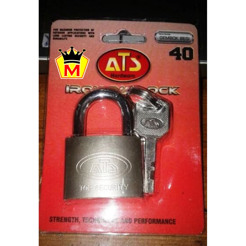 Jual ATS, Gembok Besi Krome ATS Leher Pendek / Panjang | Shopee Indonesia