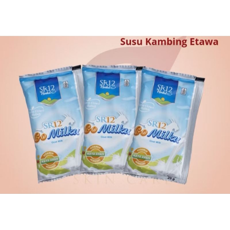 Jual Go Milkku Susu Kambing Etawa by SR 12 (Sachet) | Shopee Indonesia