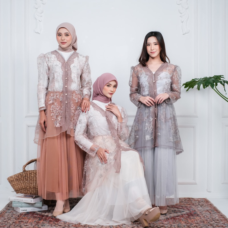Jual Outer brukat set rok tutu|outer lebaran |outer kondangan | Shopee ...