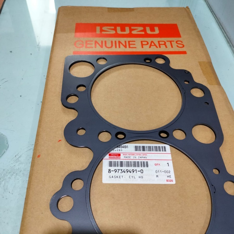 Jual SPARE PART GASKET HEAD CYLINDER PACKING ONLY BESI ISUZU ELF NKR 71 OEM 8-97349491-0 ...
