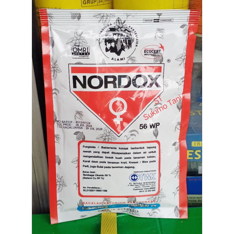 Jual NORDOX 56WP 100GRAM Fungisida / Bakterisida | Shopee Indonesia