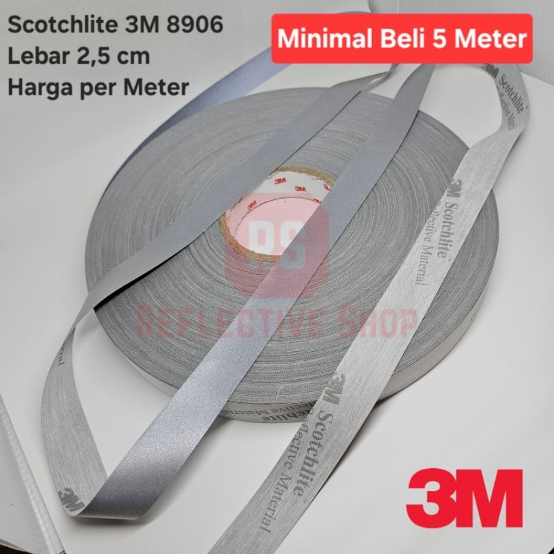 Jual Scotchlite 3M 8906 Ori lebar 2,5 cm harga per Meter | Pita ...