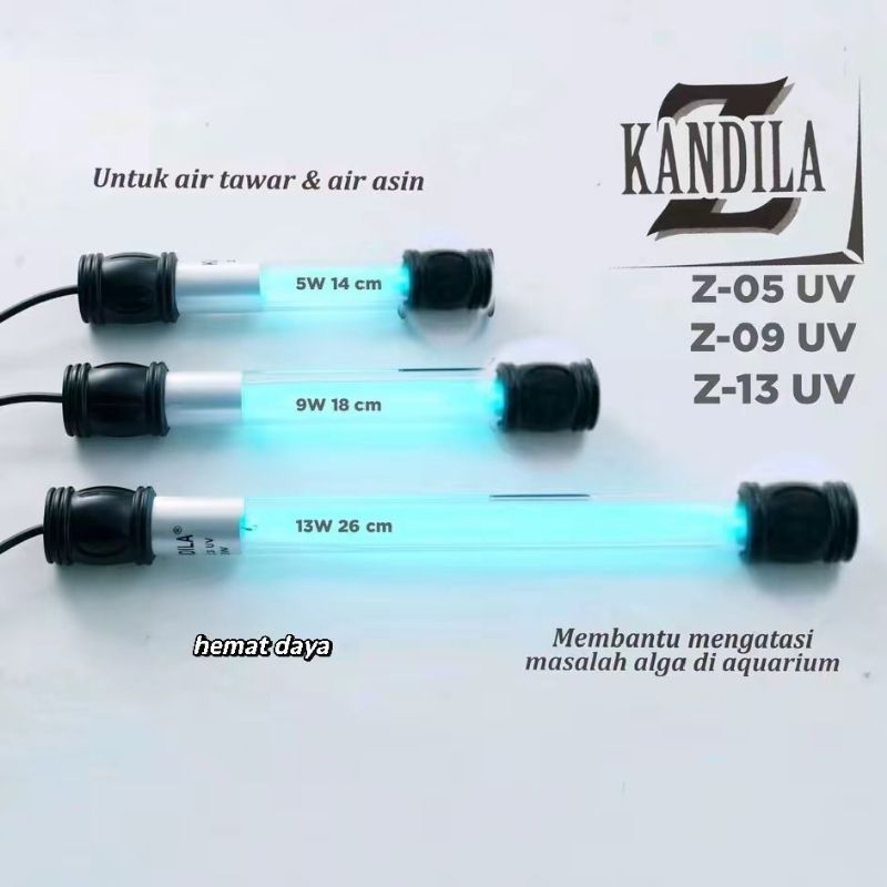 Jual Lampu Uv Ultraviolet Aquarium KANDILA KD - 5 9 11 13 W Watt | Shopee Indonesia