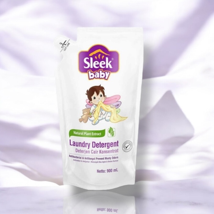 Jual SLEEK BABY LAUNDRY DETERGENT 900ml | Shopee Indonesia