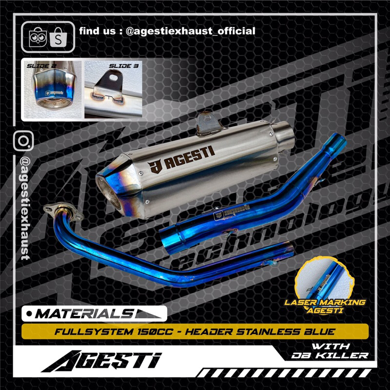 Jual KNALPOT RACING R15v3, R15v4, CBR150r, CB150r, GSX, VIXION, AEROX ...