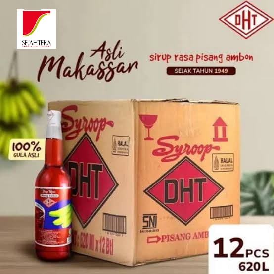 Jual DHT SYRUP PISANG AMBON 620ml ISI 12 BTL | Shopee Indonesia