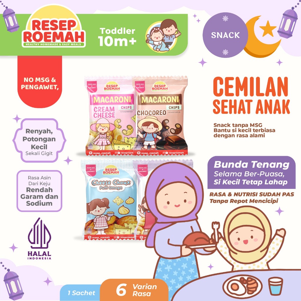 Jual Resep Roemah Toddler Snack / Cemilan MPASI Balita / Snack Sehat ...