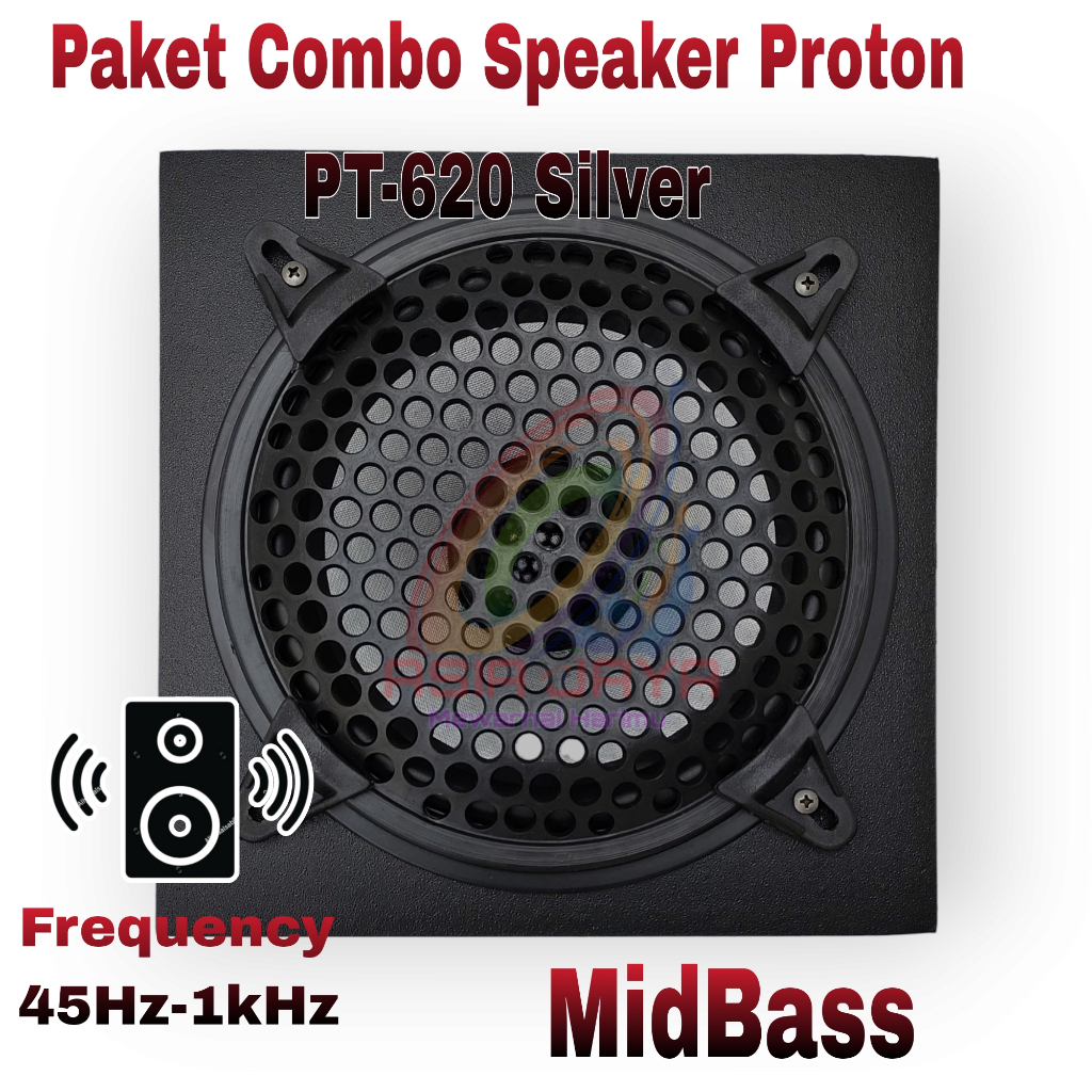 Jual Paket Combo Speaker Rakitan Speaker 6" PROTON Silver+ Tutup ...