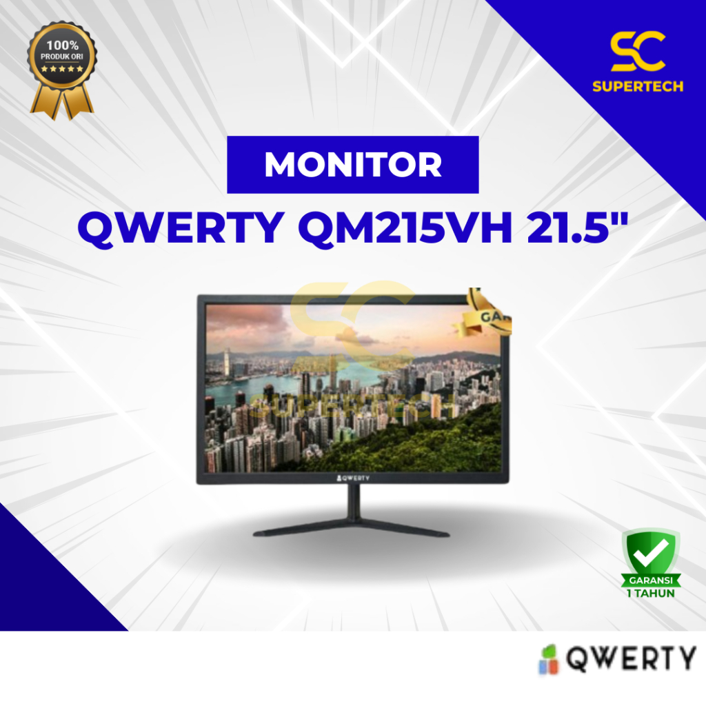 Jual LED MONITOR QWERTY QM215VH 21.5 Inch IPS | Shopee Indonesia
