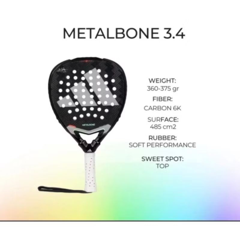 Jual ADIDAS METALBONE 3.4 PADEL RACKET/RAKET PADEL/RAKET ADIDAS ...