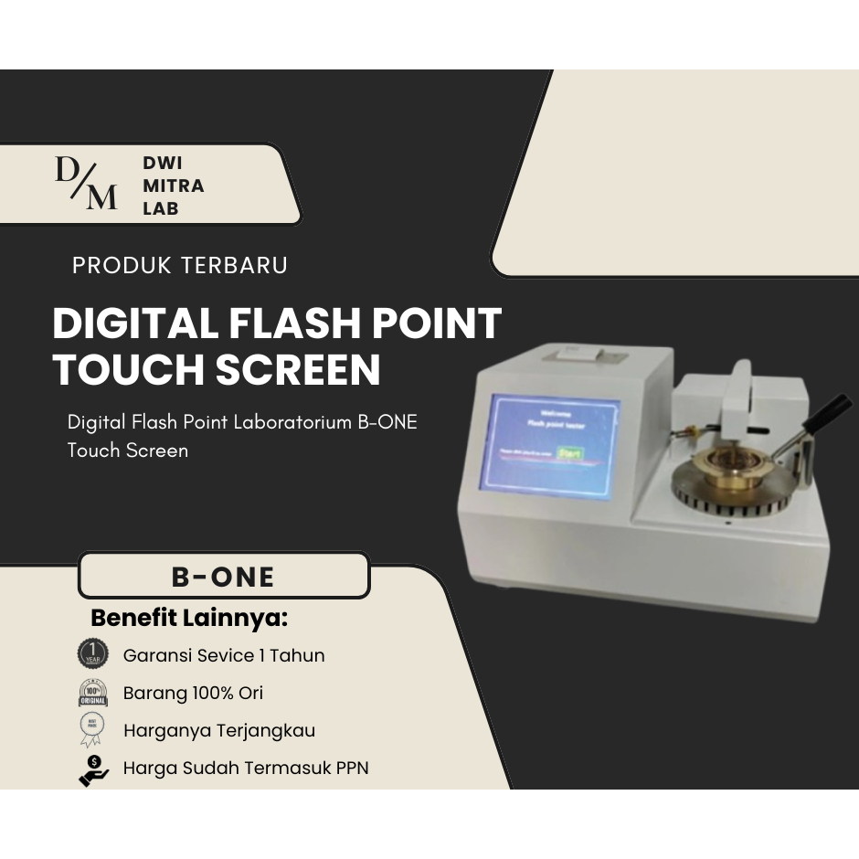 Jual Digital Flash Point Laboratorium B-ONE Touch Screen | Shopee Indonesia