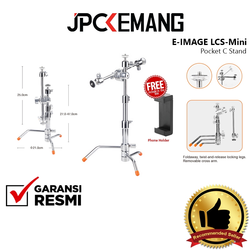 Jual E-Image LCS MINI Pocket C-Stand Portable Light Stand LCS Mini C ...