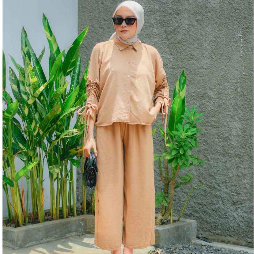 Jual KIRANAOFFICIAL - VINA ONE SET CRINKLE / SETELAN CRINKLE SERUT ...