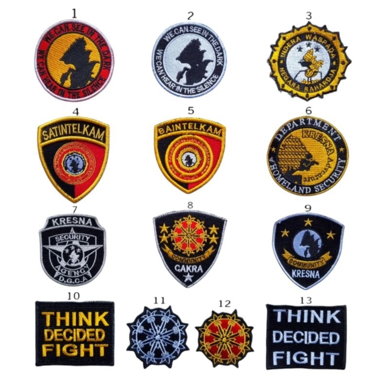 Jual logo bordir intelkam/community polri | Shopee Indonesia