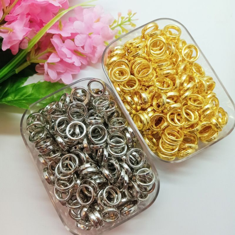 Jual (10 gr) Ring pandora bulat gold silver | Shopee Indonesia