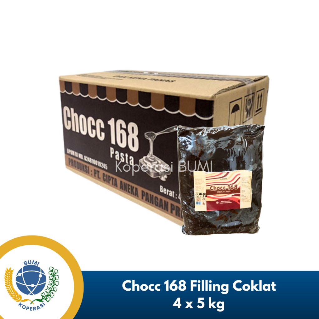 Jual Chocco 168 Coklat Filling Pasta 4x5 Kg | Shopee Indonesia