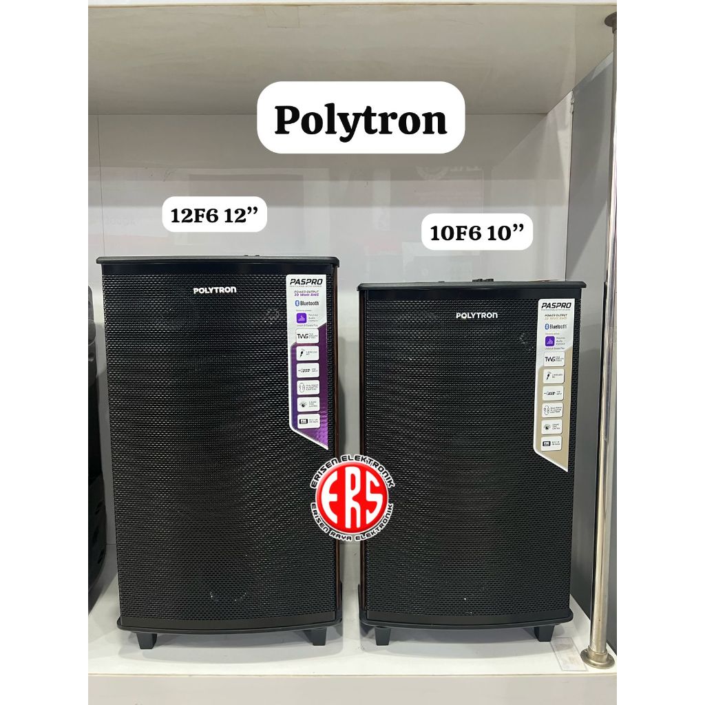 Jual POLYTRON SPEAKER AKTIF PORTABLE PAS PRO10F6 dan PRO12F6 | Shopee ...