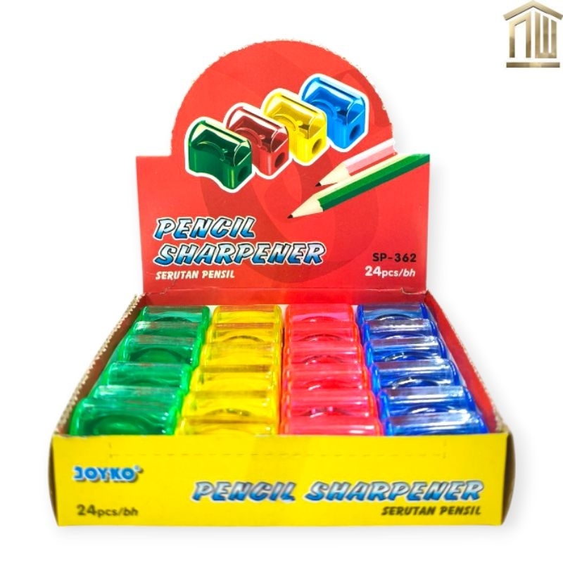 Jual Serutan/Pengserut/Rautan Pensil Roti Joyko SP-362 (pack) | Shopee ...