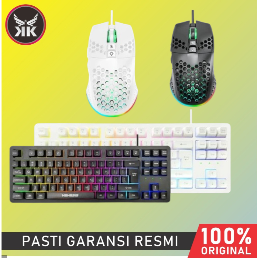 Jual NYK NEMESIS CENTA KC80 / KC-80 KEYBOARD MOUSE COMBO 3IN1 TKL ...