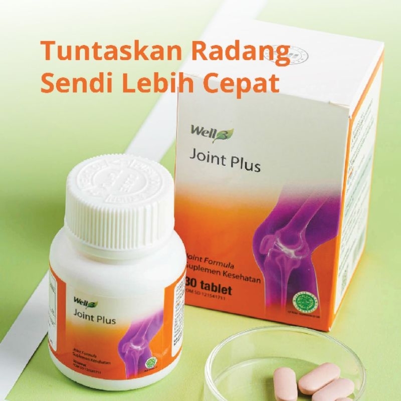 Jual CNI SUPLEMEN SENDI ORIGINAL Well 3 Joint Plus 30 tablet / botol ...