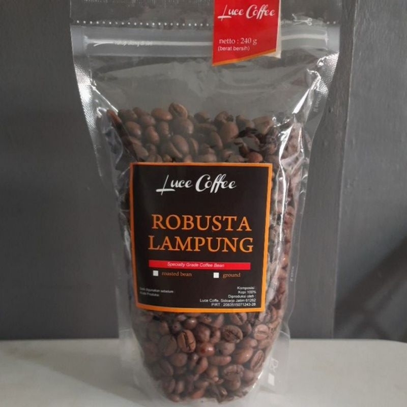 Jual Biji Kopi Robusta Lampung/Robusta Bali 240 gr | Shopee Indonesia