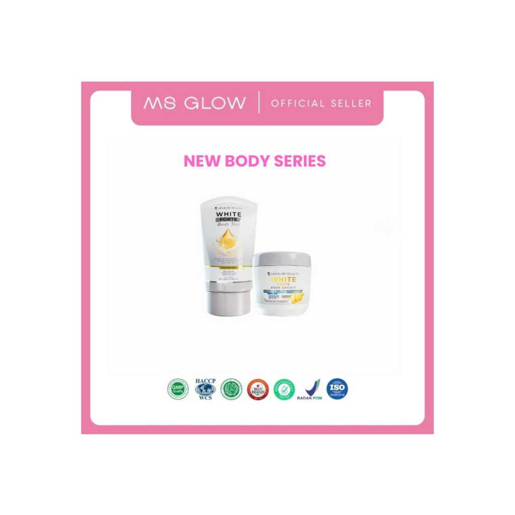 Jual MS GLOW NEW WHITE FORTE BODY SERIES BODY TINT & BODY DOSTING ...