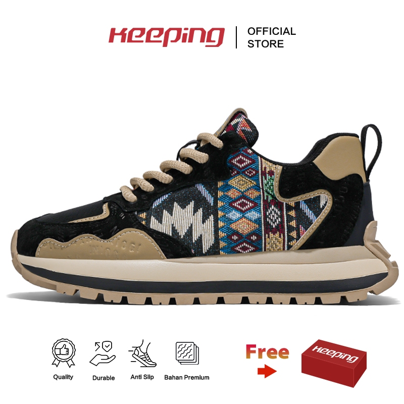 Jual Keeping Sepatu Sneakers Pria Original Sepatu Olahraga Outdoor ...