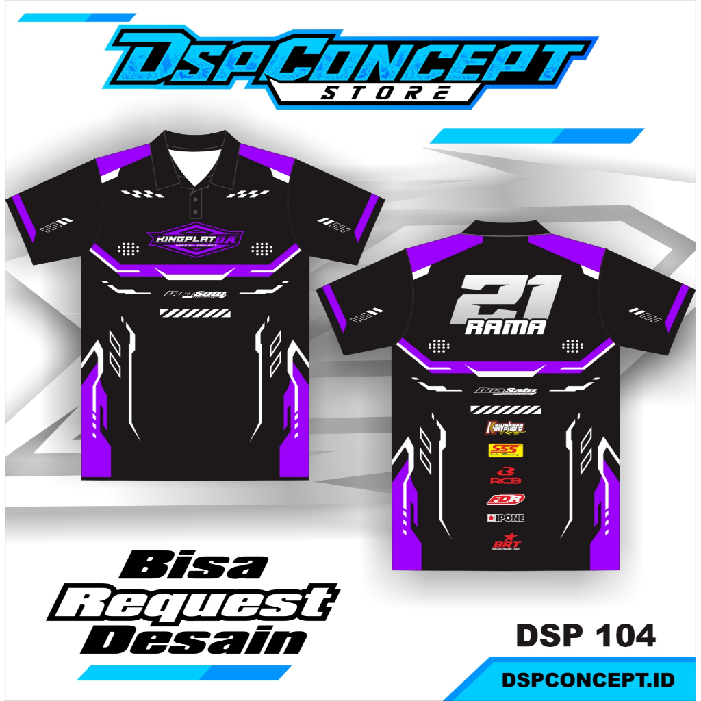 Jual JERSEY RACING kaos baju jersey racing custom full printing jersey ...