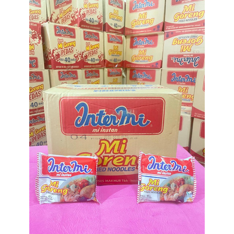 Jual Intermi Mie Goreng 1 Dus isi 40 bungkus | Shopee Indonesia