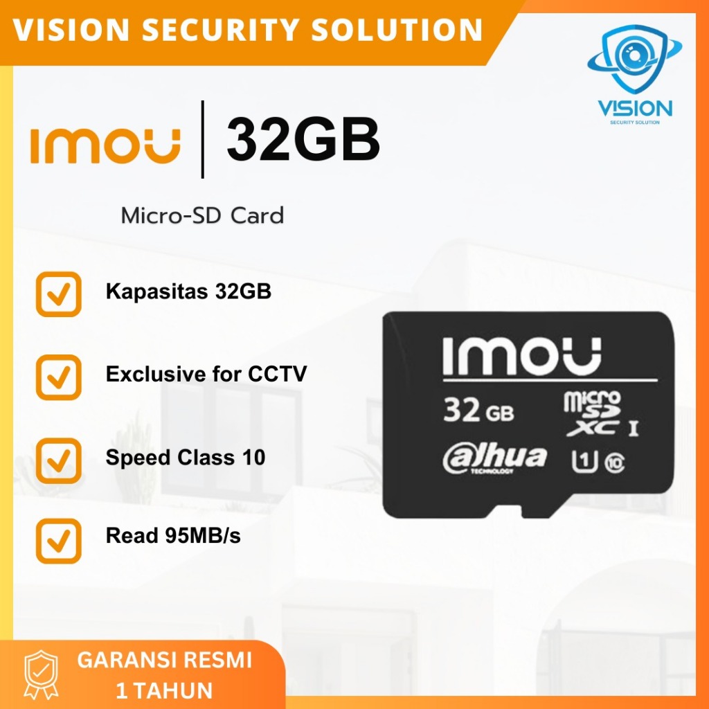 Jual Imou Micro SD 32GB Memory Card MicroSDXC Class 10 - Memory Card - Garansi Resmi | Shopee ...